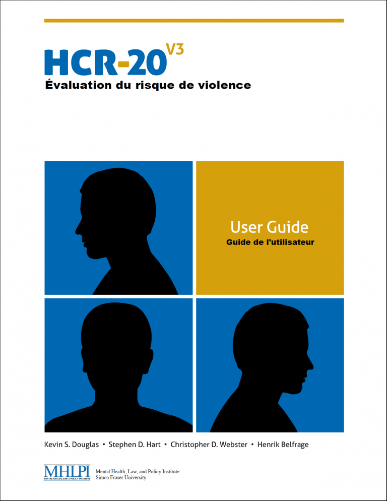 Manuel HCR-20V3 (v. fr.) - Évaluation du risque de violence: guide de l'utilisateur - Forensia
